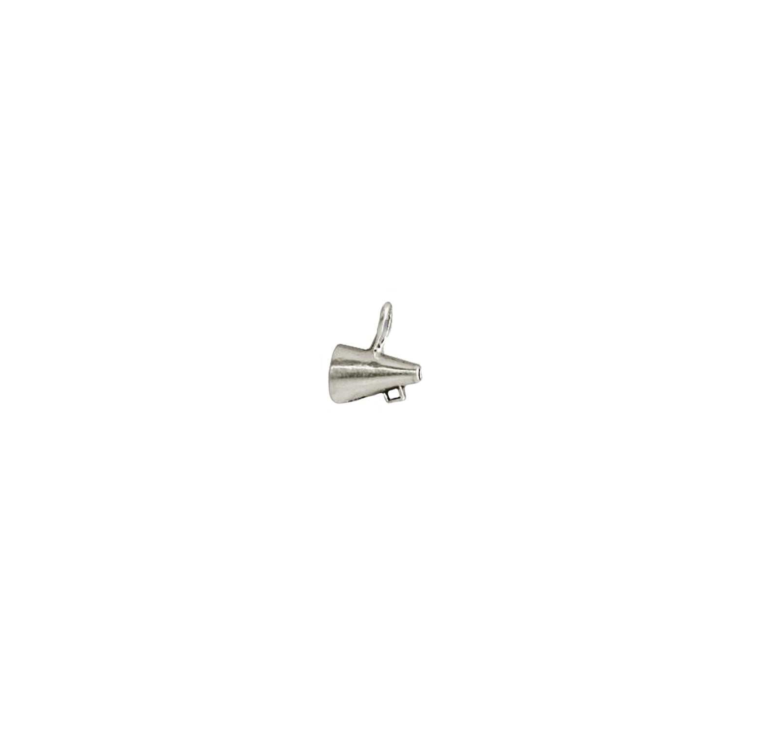 Cheer Megaphone Sterling Silver Charm- Small – Wear Your Passion